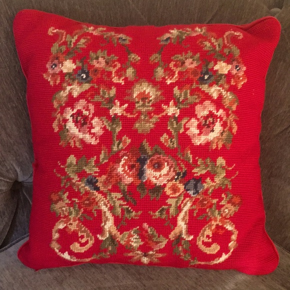 Chaps | Accents | Vintage Ralph Lauren Chaps Summerton Red Floral Wool ...